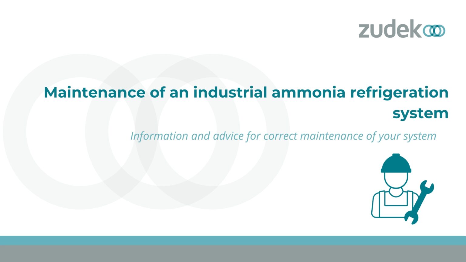 Maintenance of an industrial ammonia refrigeration system